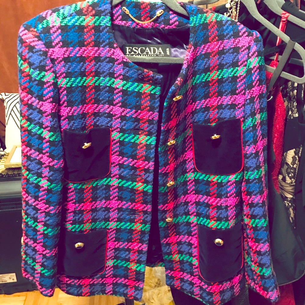 Rare Escada Couture Jacket By Margaretha Ley - Gem